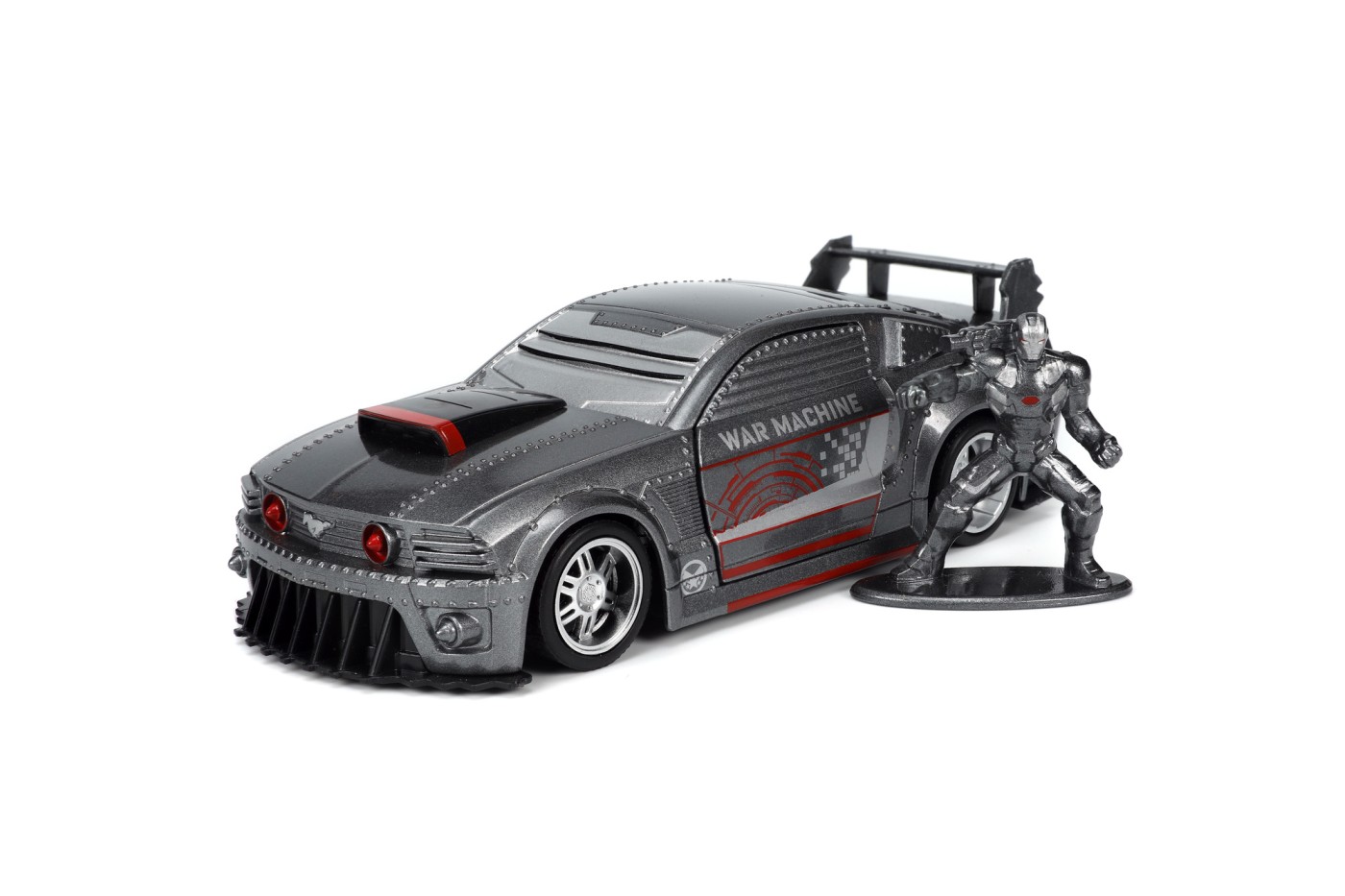 Macheta auto Ford Mustang GT 2006 Marvel cu Figurina War Machine ...