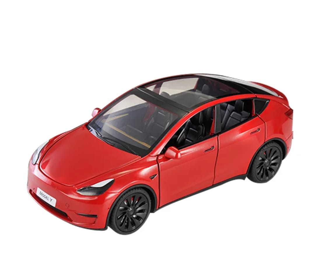 Macheta auto Tesla Model Y 2021 (replica) Red scala 1/24 - Machete Auto Stf