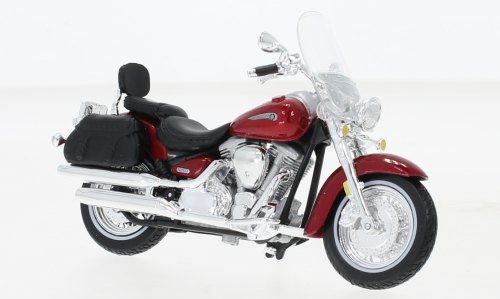 Macheta auto Yamaha Road star Silverado, metallic-red, 2001 scala 1/18 ...