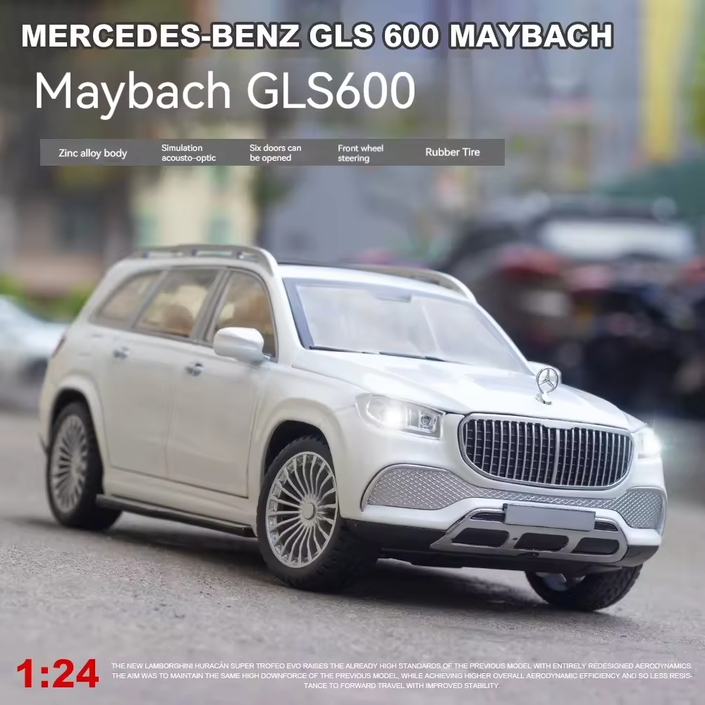 Macheta auto Mercedes-Maybach GLS 600 White 2022 (replica) - Machete ...